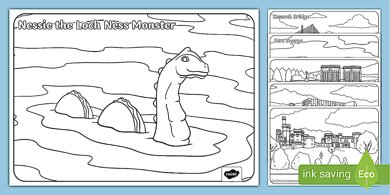 Inverness Colouring Pages | Twinkl Resources - Twinkl