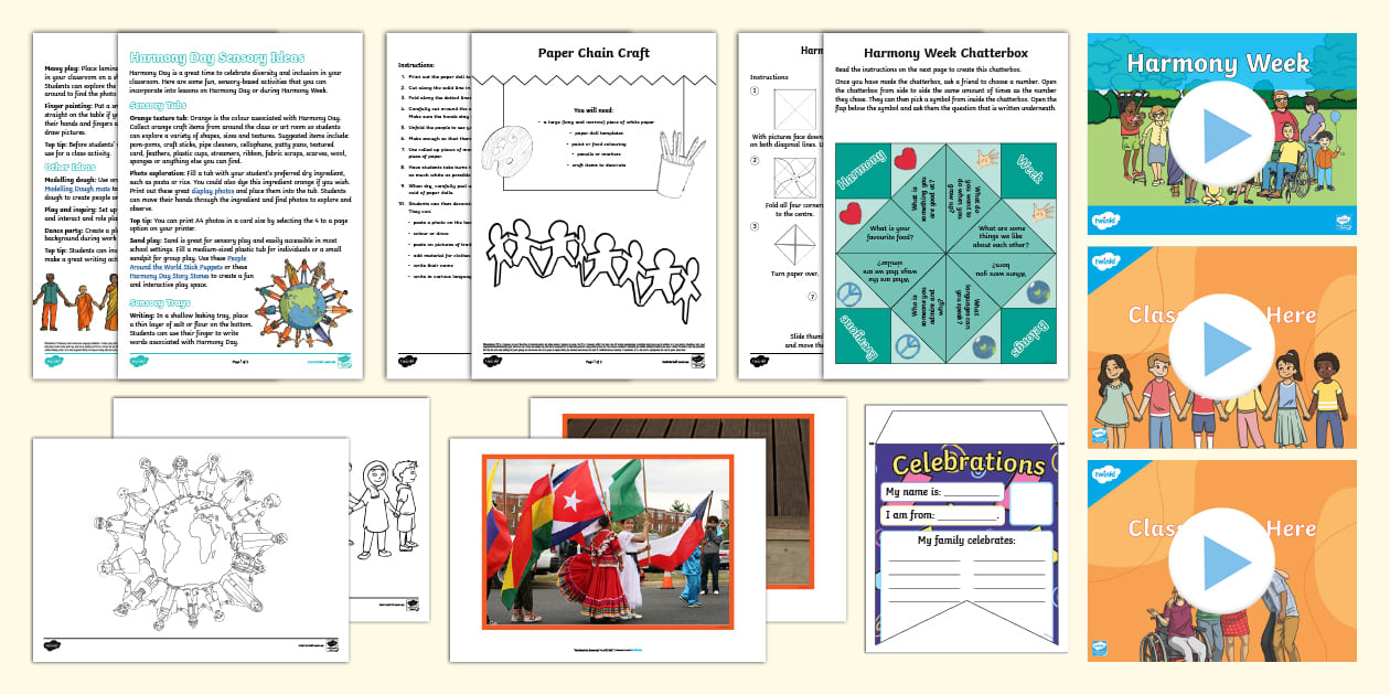 Harmony Week Inclusion Resource Pack (teacher made) - Twinkl