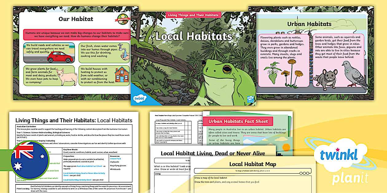 Year 1 Science Living Things and Their Habitats Lesson 2