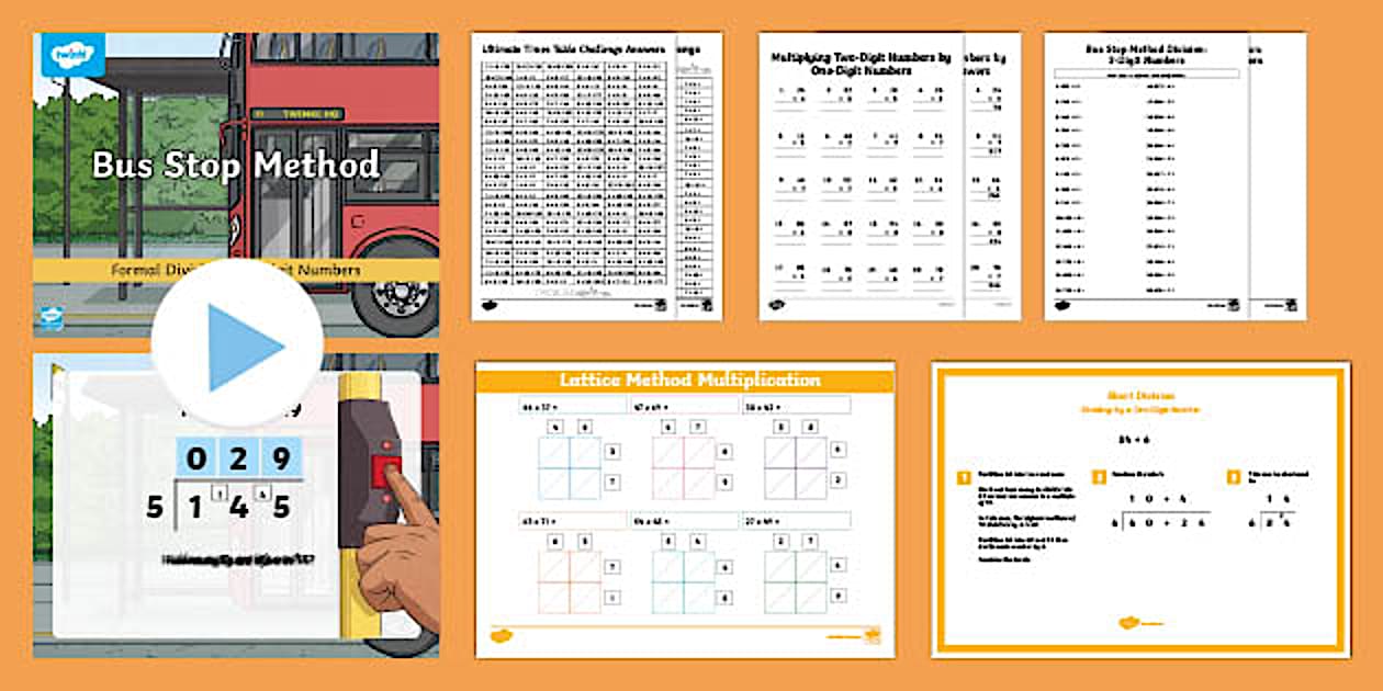 Google Classroom Year Five Multiplication and Division Pack