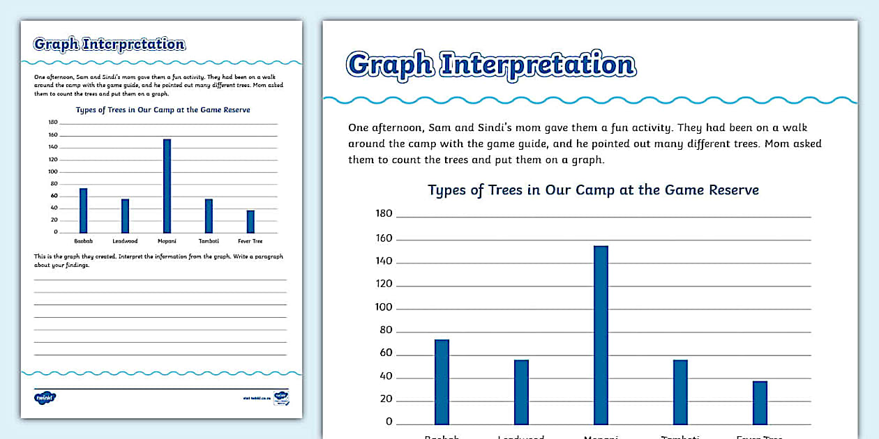 Grade 4: Graph Interpretation Activity Sheet (teacher made)