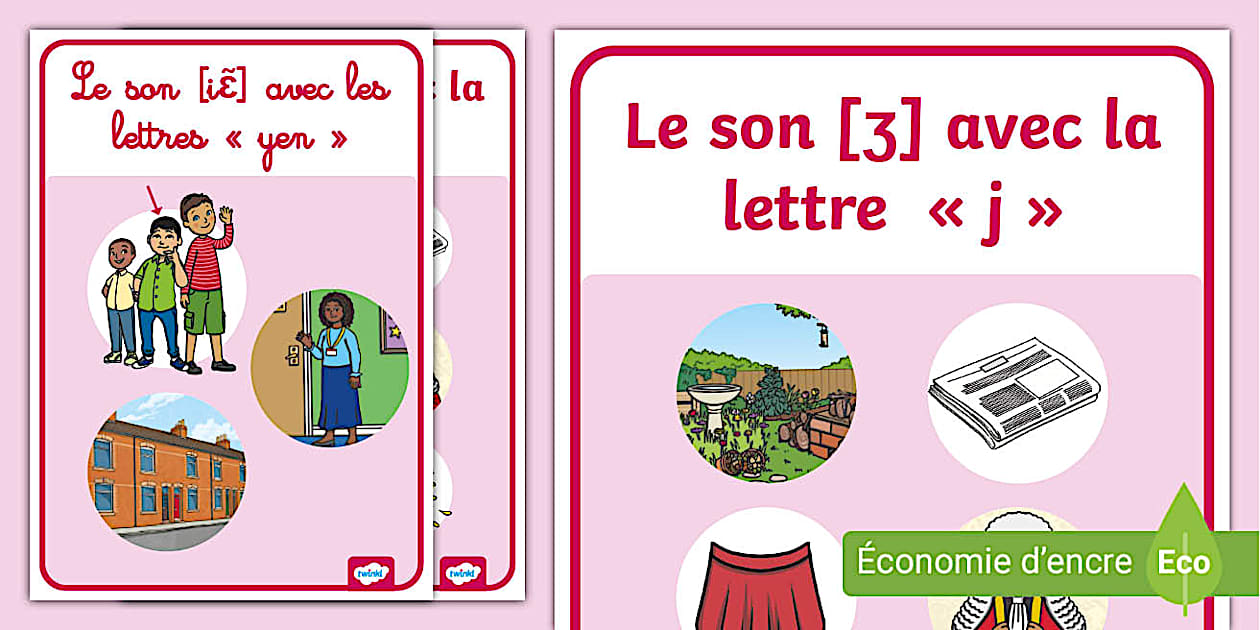 Le son [ʒ] avec les lettres « j » et « g » - Twinkl