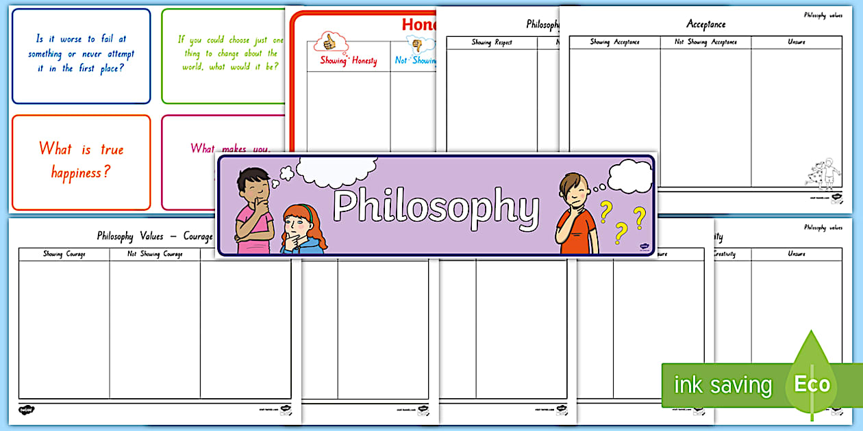 Philosophy Resource Pack (teacher made) - Twinkl