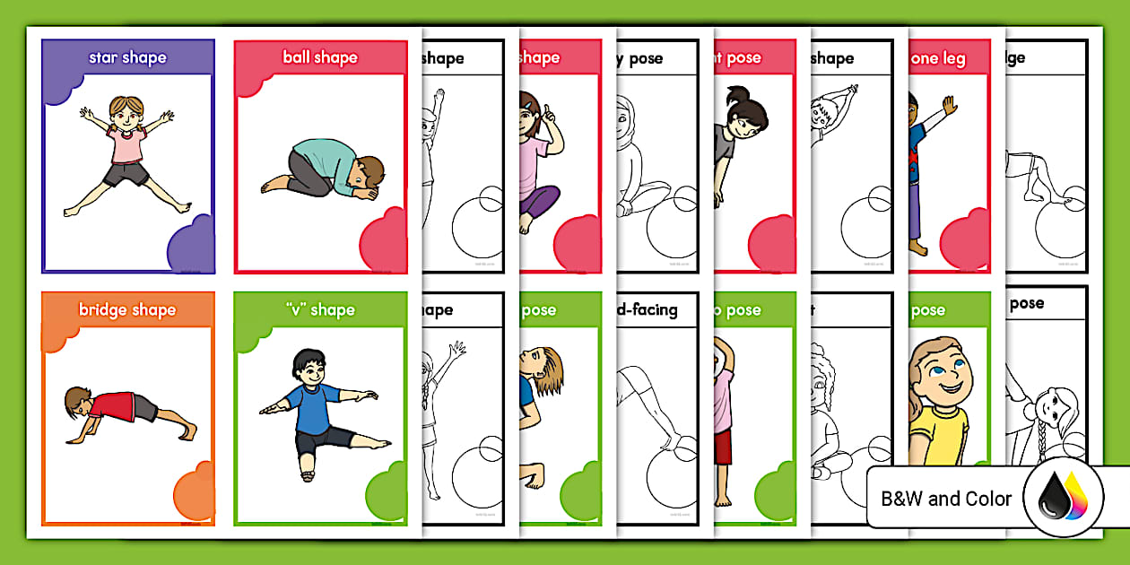 Freeze Dance Pose Cards | Kindergarten Resource | Twinkl USA