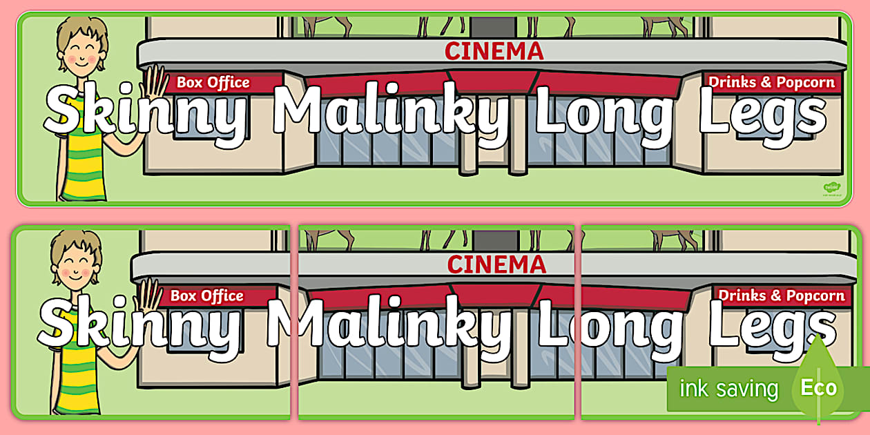 Skinny Malinky Long Legs Display Banner (teacher made)