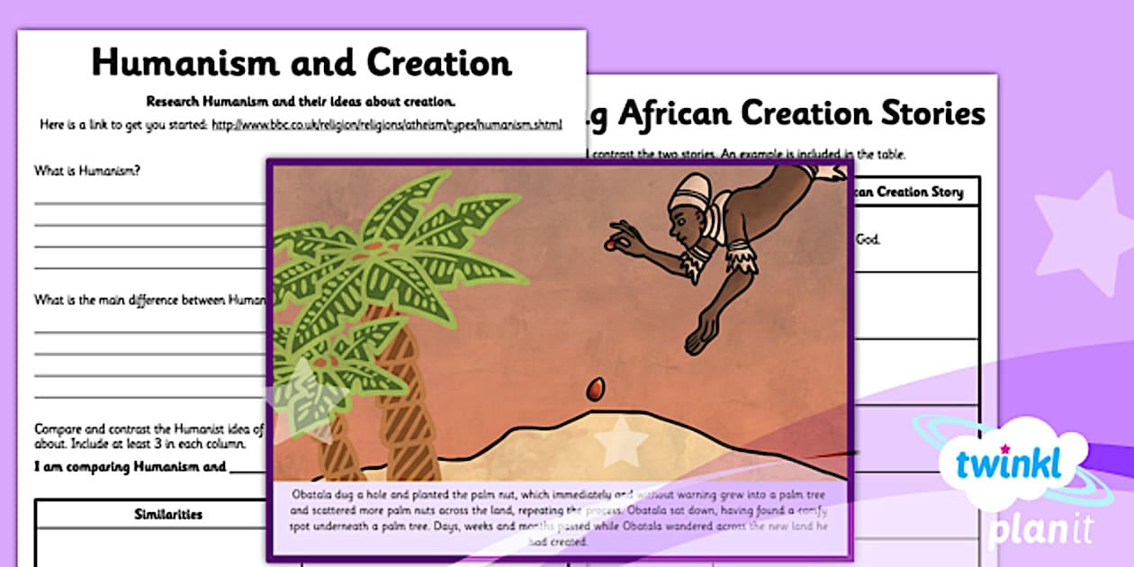 RE: Creation Stories Year 6 Home Learning (teacher made)