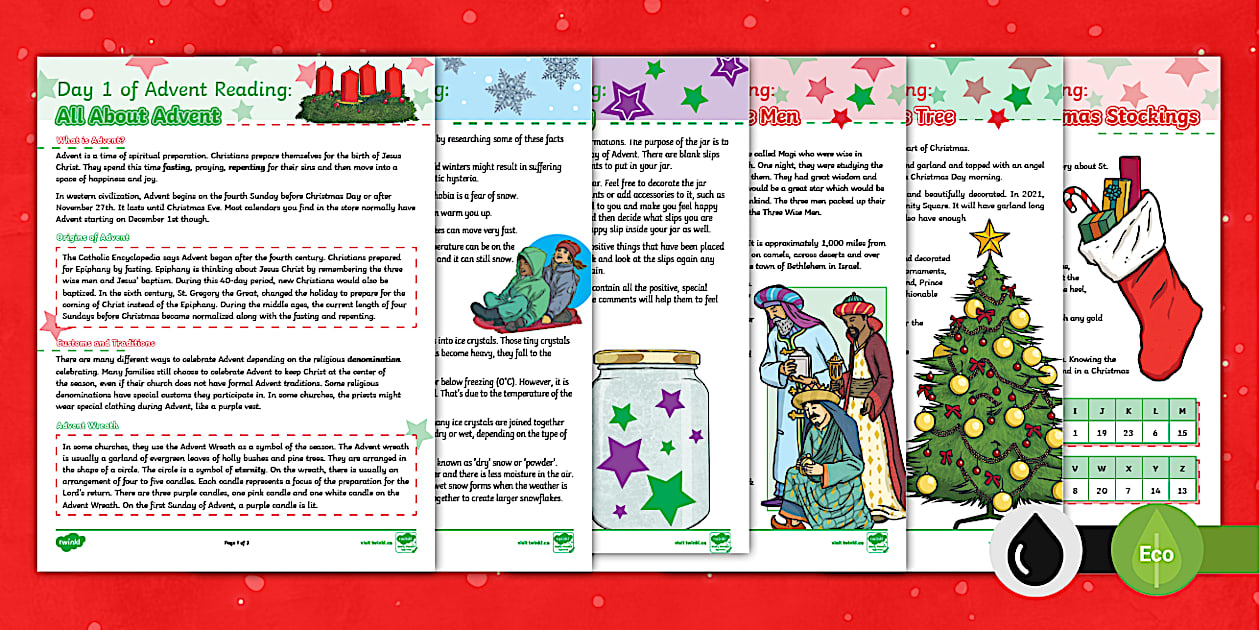 Christmas Reading Comprehension Worksheets | Twinkl CA