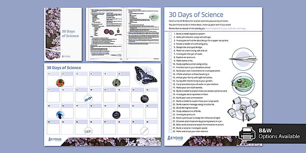 30 Days of Science Activities Bundle | KS3 Science | Beyond