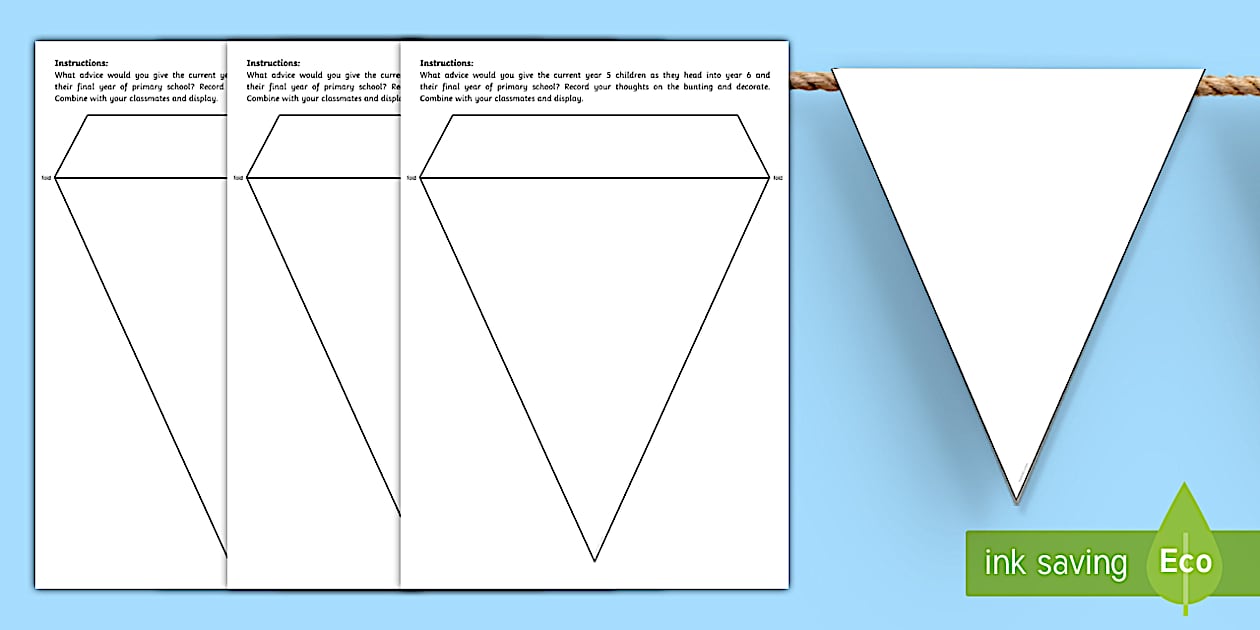 Final Year Bunting Activity – AC9HP6P04, Year 5, Year 6