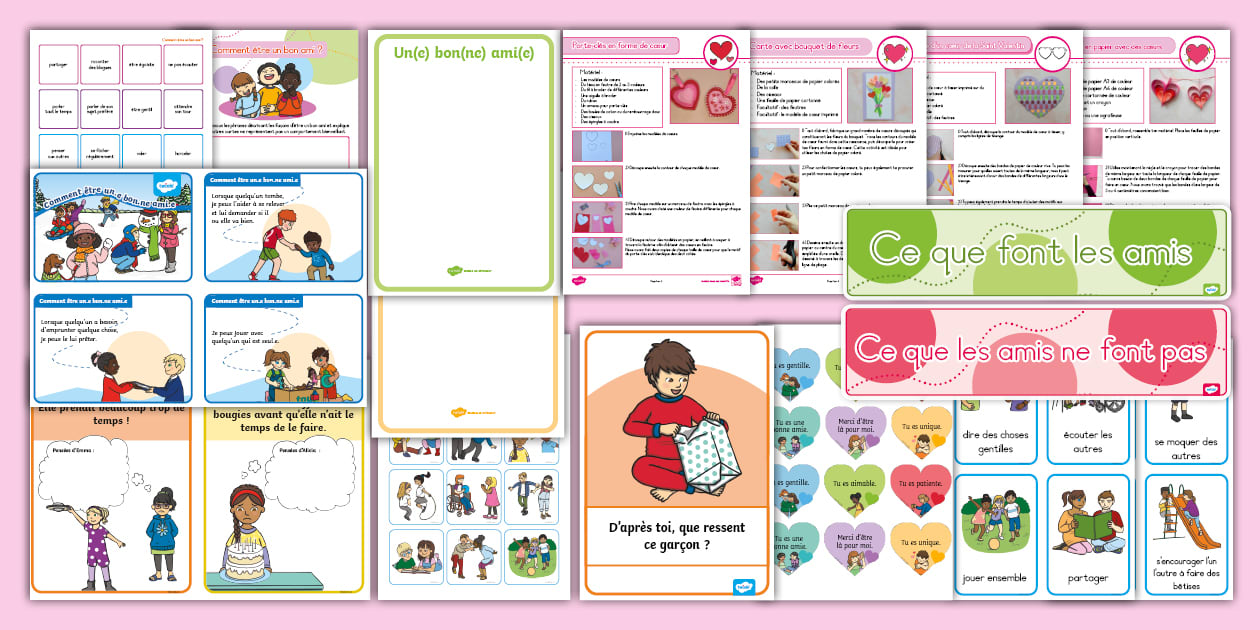 Pack de ressources de la Saint-Valentin et l'amitié