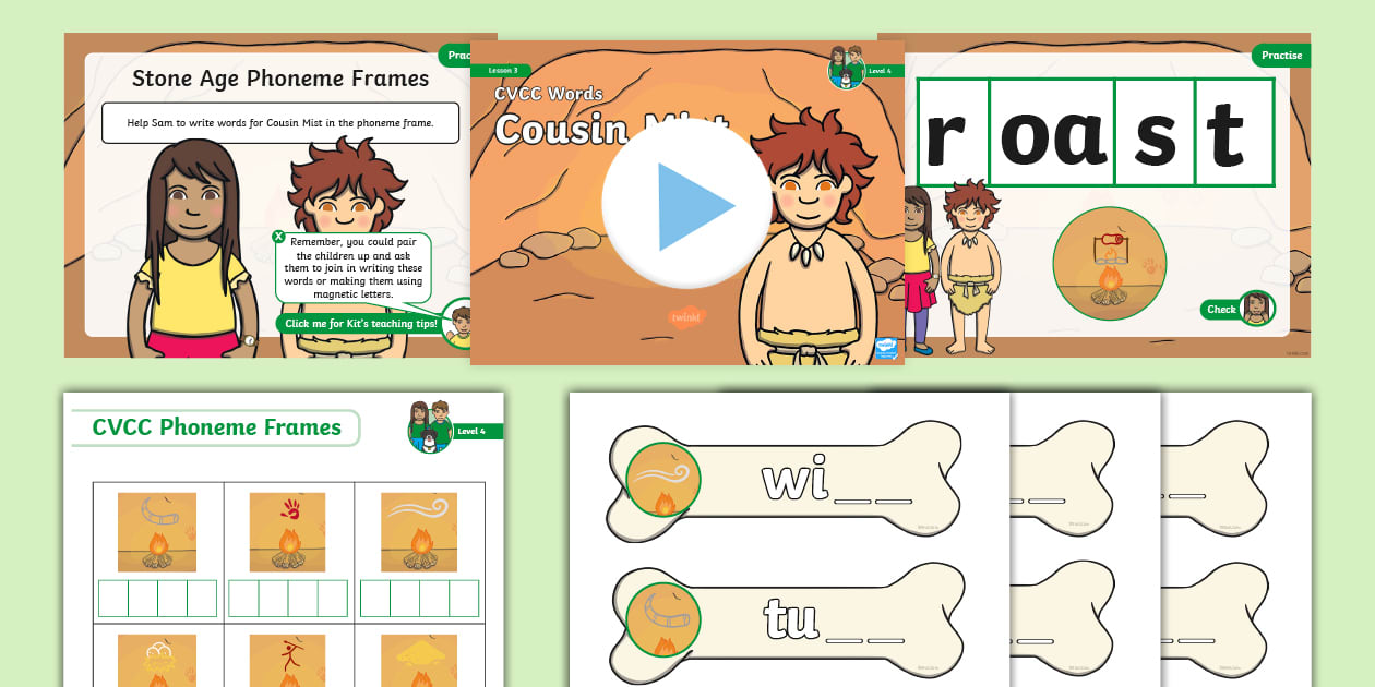 CVCC Words Phonics Lesson Pack - Primary Resources