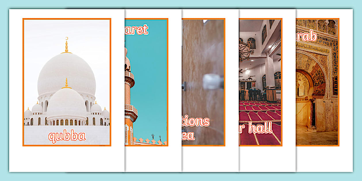 Parts of a Mosque Display Photos - Twinkl - KS2 - Twinkl