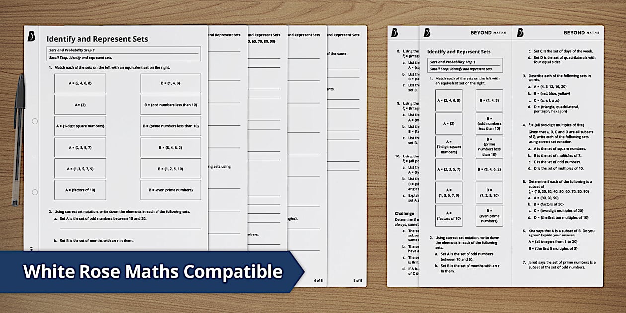 👉 Identify and Represent Sets (Teacher-Made) - Twinkl