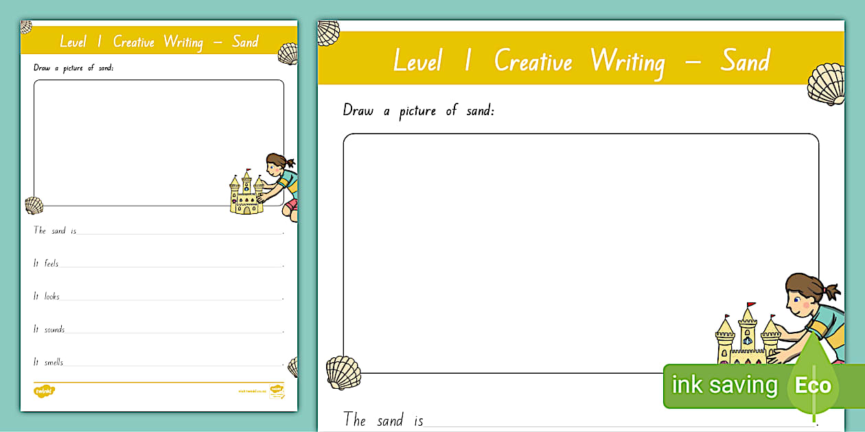 Description of Sand Creative Writing Exercise | Twinkl