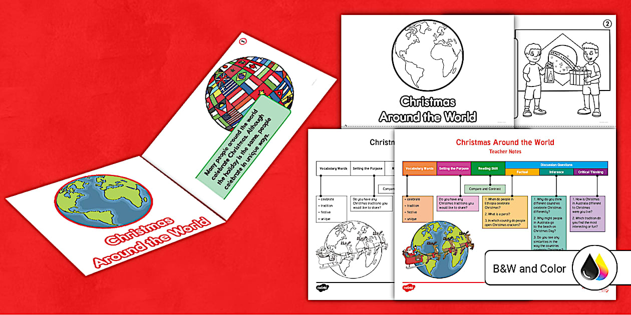 Christmas Around the World Emergent Reader and Teaching Notes