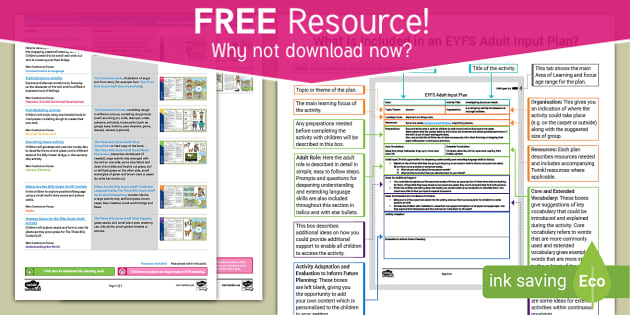 FREE! - Kindergarten Three Billy Goats Gruff Planning Overview (Ages 3-4)