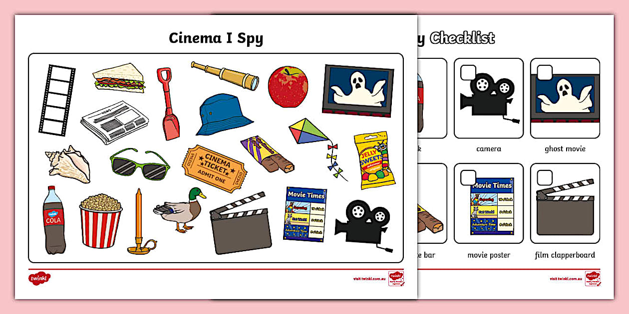 Cinema I Spy (teacher made) - Twinkl