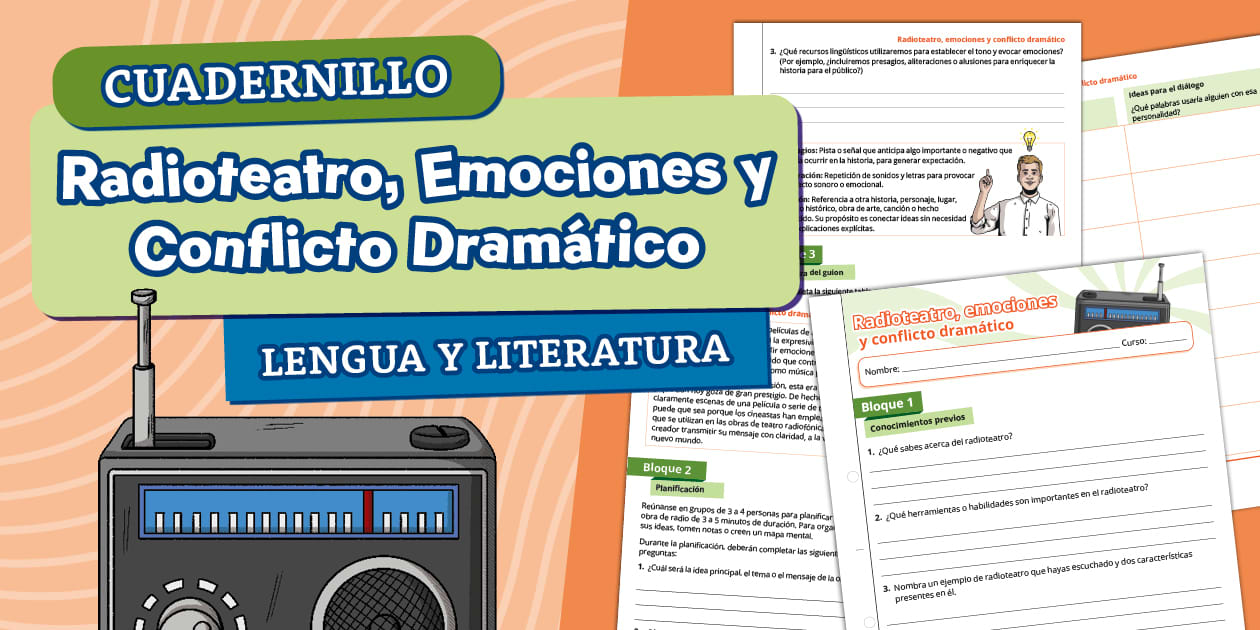Cuadernillo: Radioteatro, Emociones y Conflicto Dramático