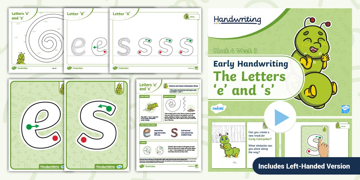 Early Handwriting Block 4 Week 3 Pack