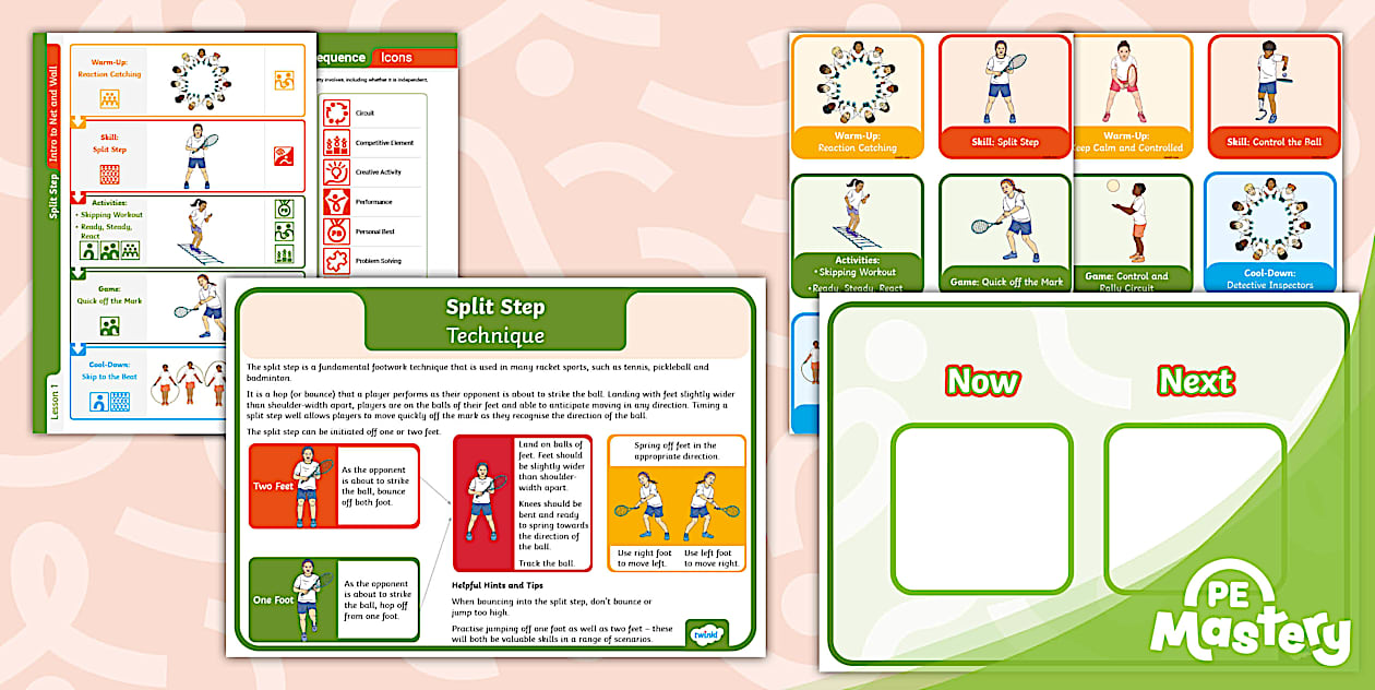 PE Mastery: Year 6/7 Intro to Net & Wall Inc Support Pack