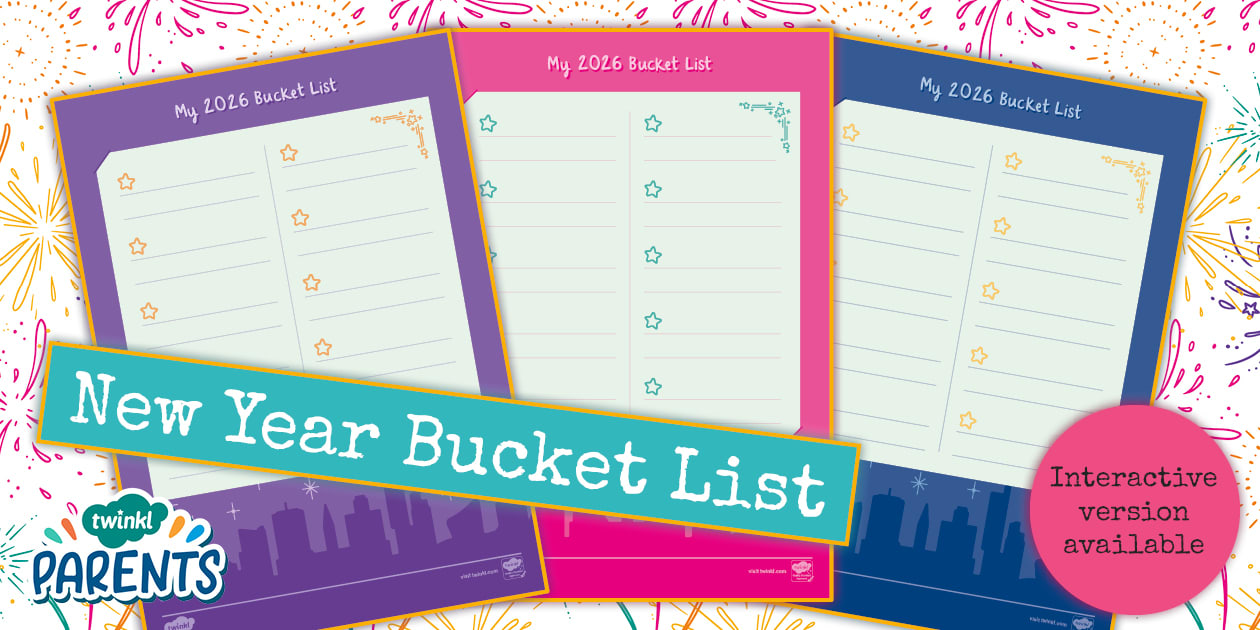 New Year Bucket List