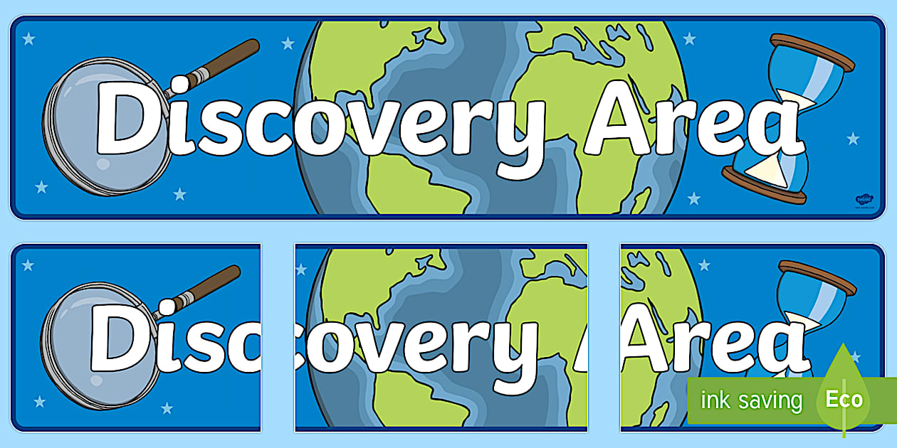 👉 Discovery Area Display Banner (teacher made) - Twinkl