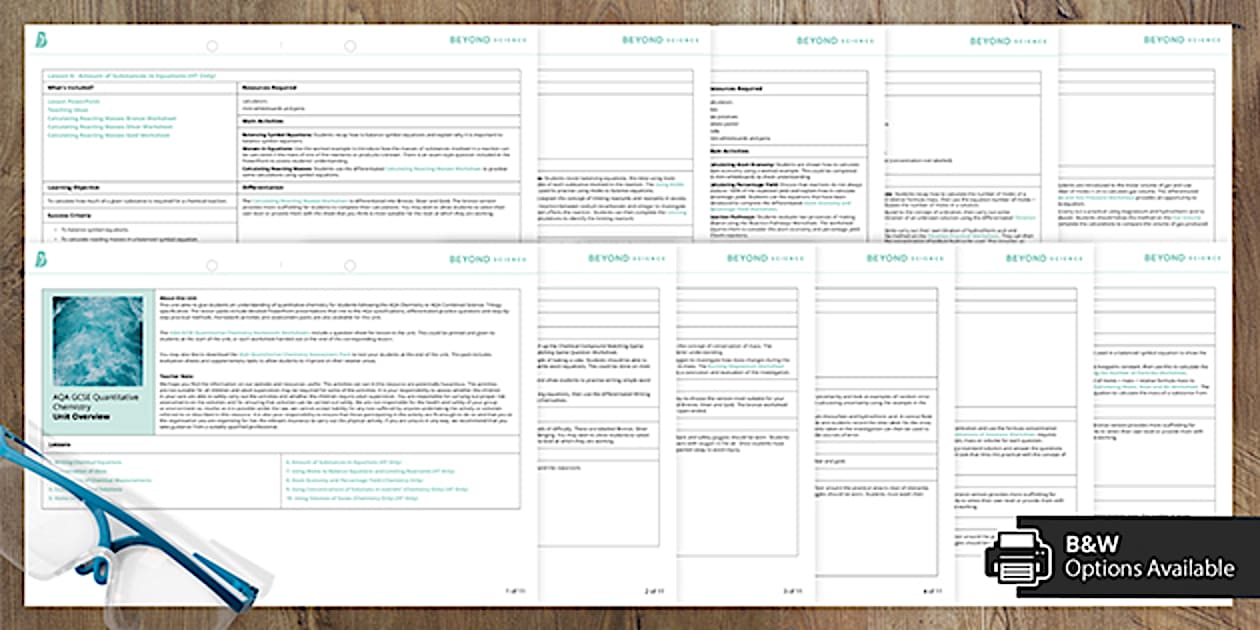 Quantitative Chemistry Unit Overview | AQA GCSE | Beyond