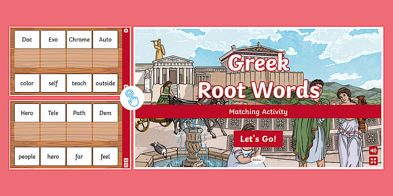 Eighth Grade Greek Root Words Interactive Game - Twinkl