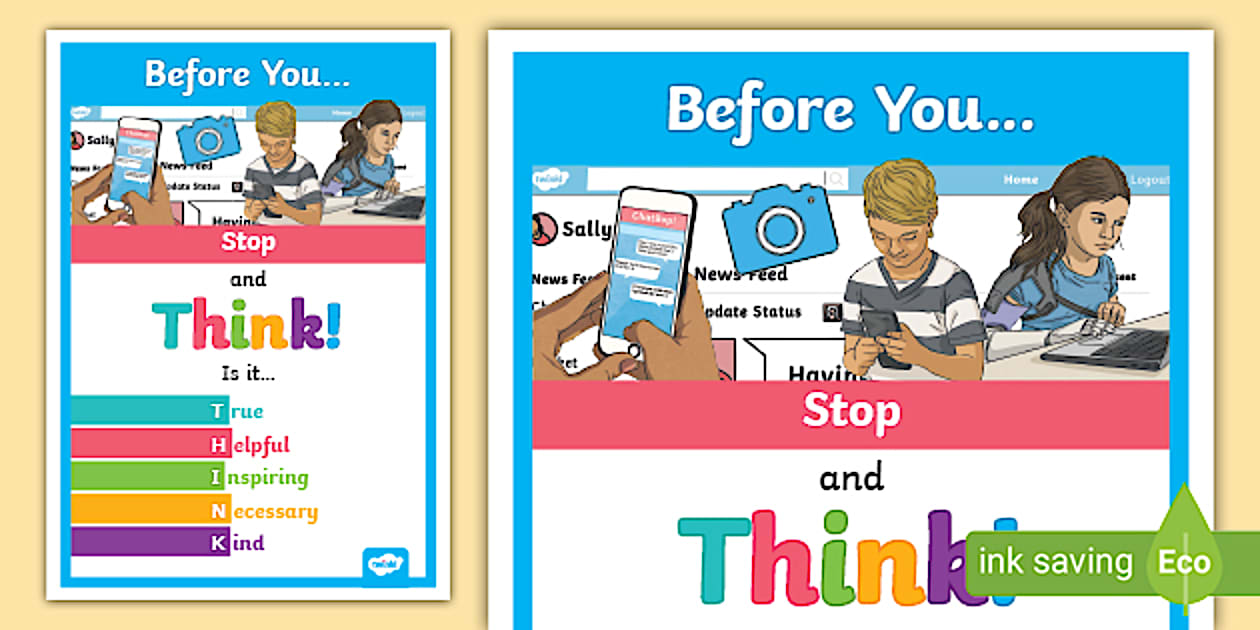 Editable Internet Safety Inspiration Poster (teacher made)
