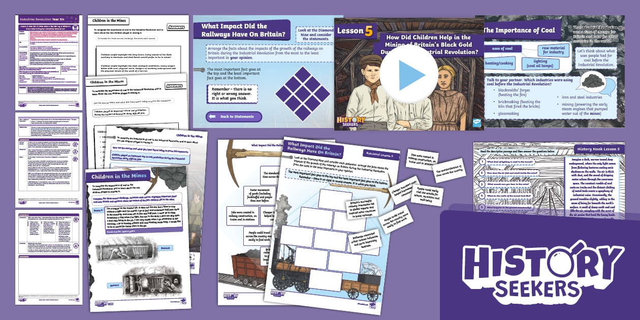 History Seekers: UKS2: Industrial Revolution Lesson 5
