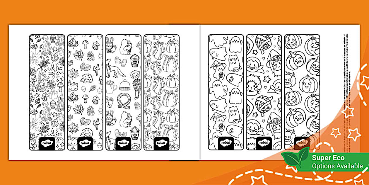 Autumn-Themed Doodle Bookmarks | Parents Wellbeing Resource
