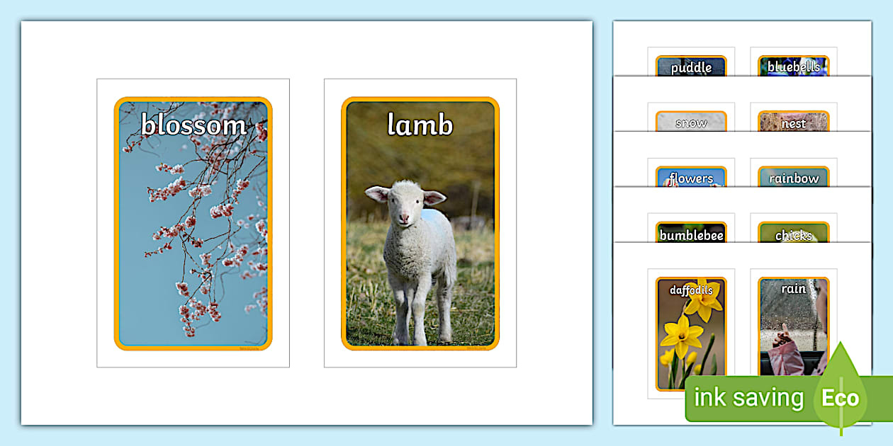 Spring Display Photos for Tolsby / Fiestad Frames - Twinkl