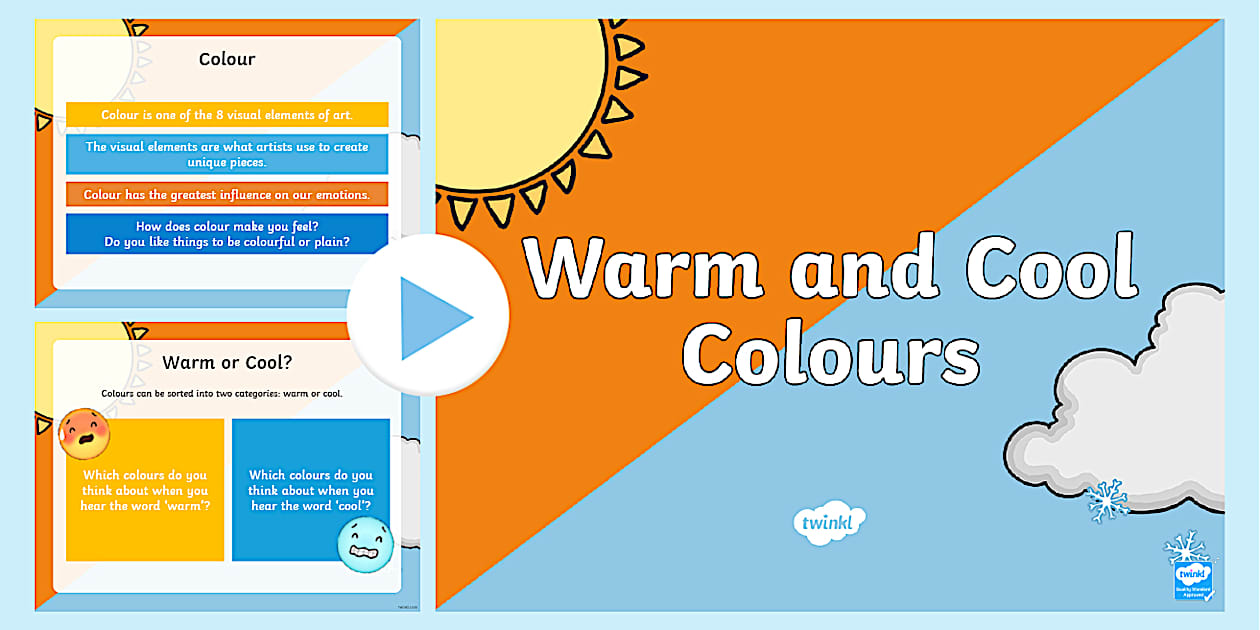 Warm and Cold Colours PowerPoint – CfE Expressive Arts