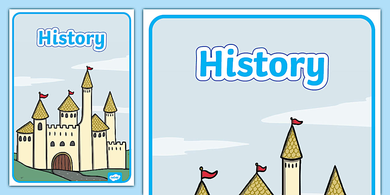 Printable History Book Cover - Teaching Resources - Twinkl
