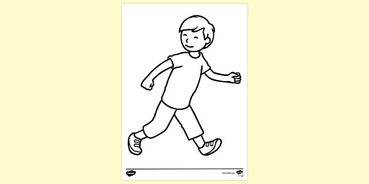 Child Boy Colouring Sheet | Colouring Sheets (teacher made)