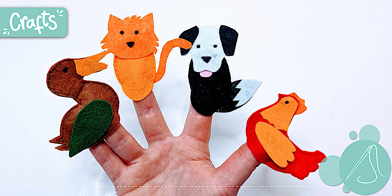 Little Red Hen | Finger Puppets (teacher made) - Twinkl
