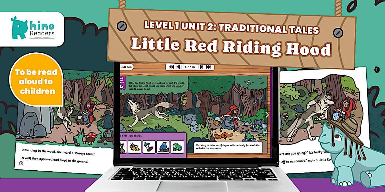 ‘Little Red Riding Hood’ Phonics eBook - Rhino Readers
