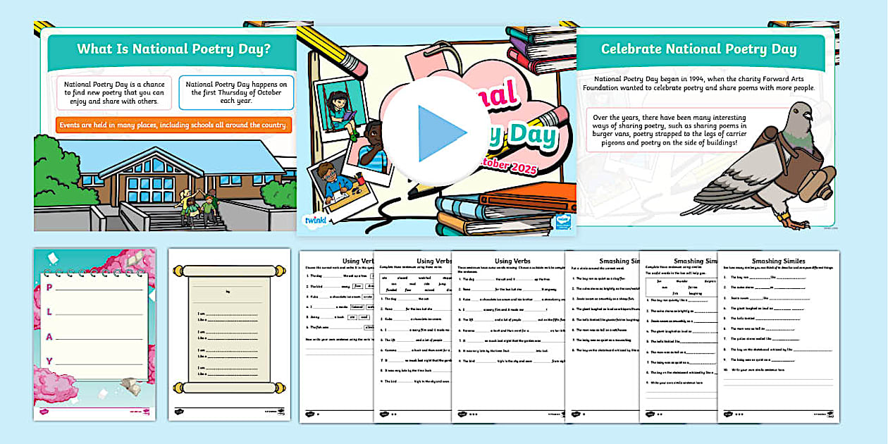 KS1 National Poetry Day Resource Pack | Twinkl