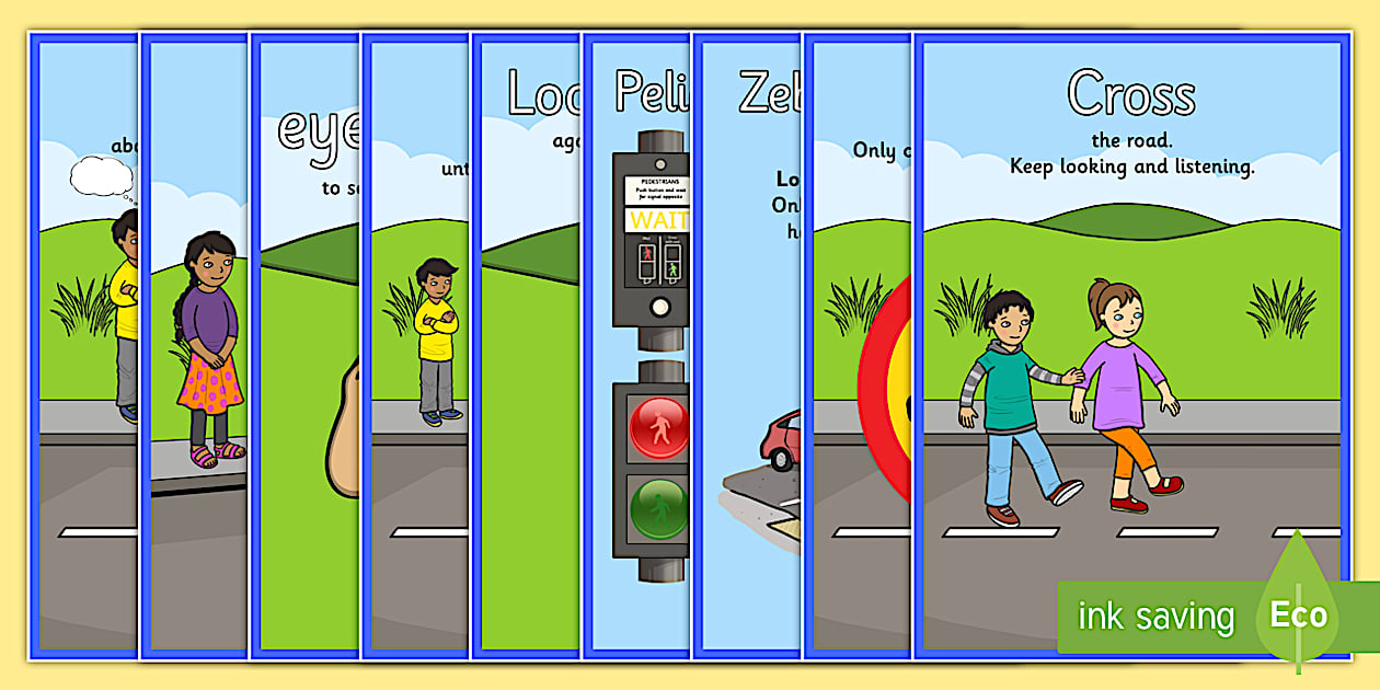 Road Safety Posters - Primary Resources (teacher made)