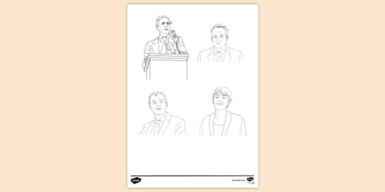 Political Colouring Page | Colouring Sheets (teacher made)