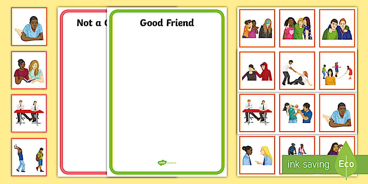 Friendship Sorting Activity | Friendship Resources | Twinkl