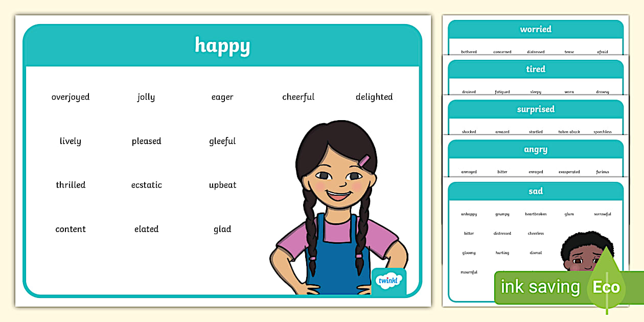 Emotions Word Mats - Feelings Vocabulary | Primary Resources