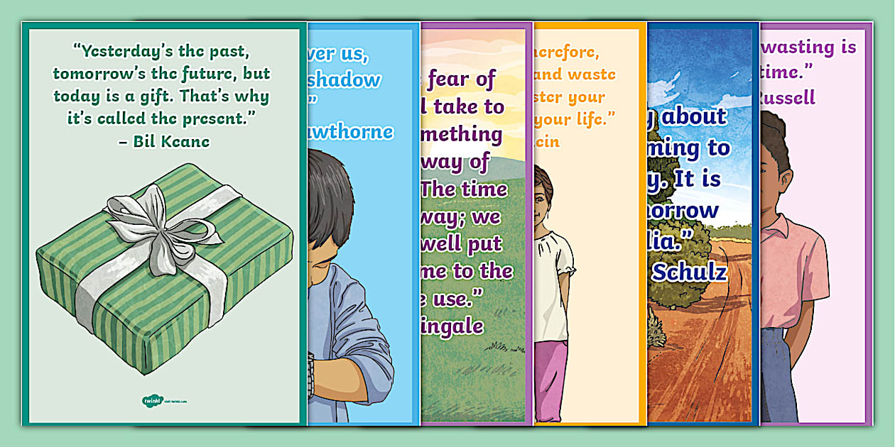 Quotes about Time Display Pack (teacher made) - Twinkl