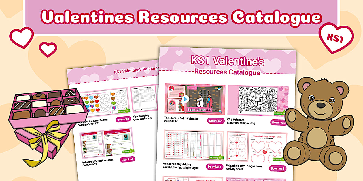 KS1 Valentines Resources Catalogue