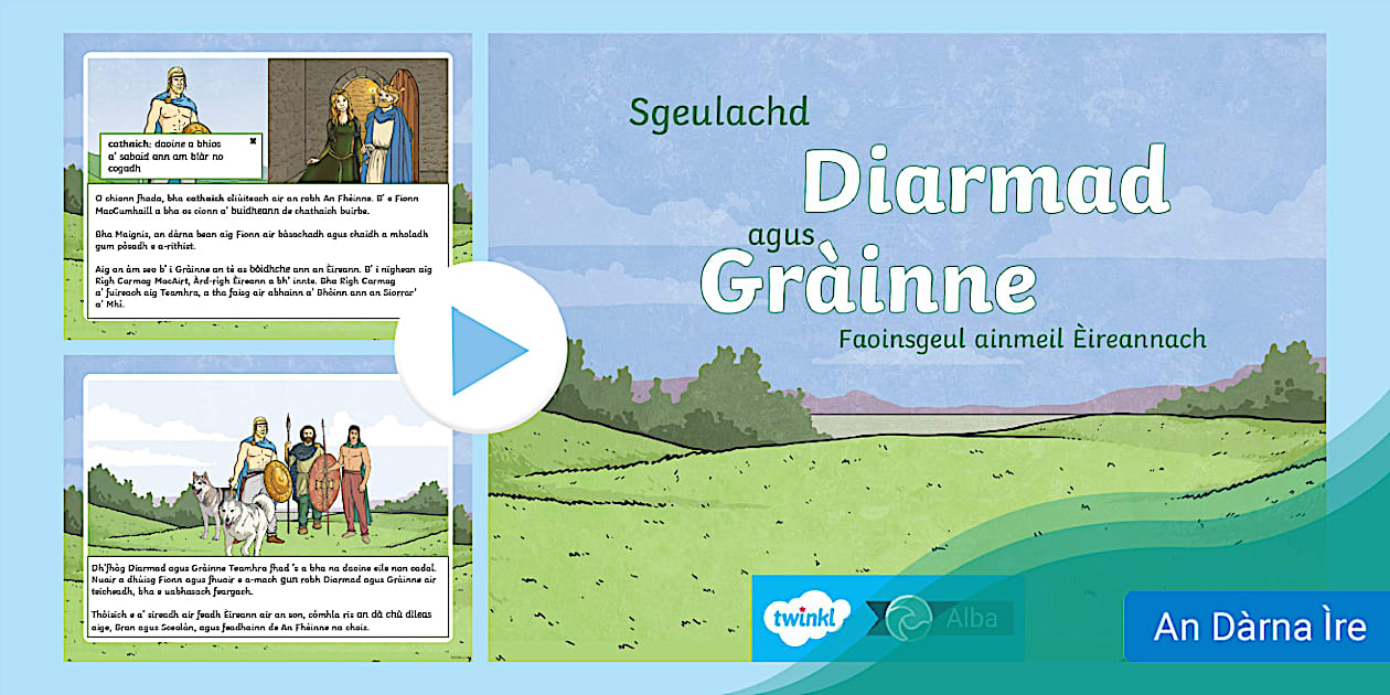 Sgeulachd Diarmad agus Gràinne - PowerPoint (teacher made)