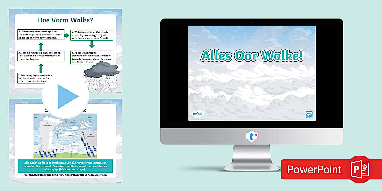 Alles Oor Wolke - Powerpoint (teacher made) - Twinkl