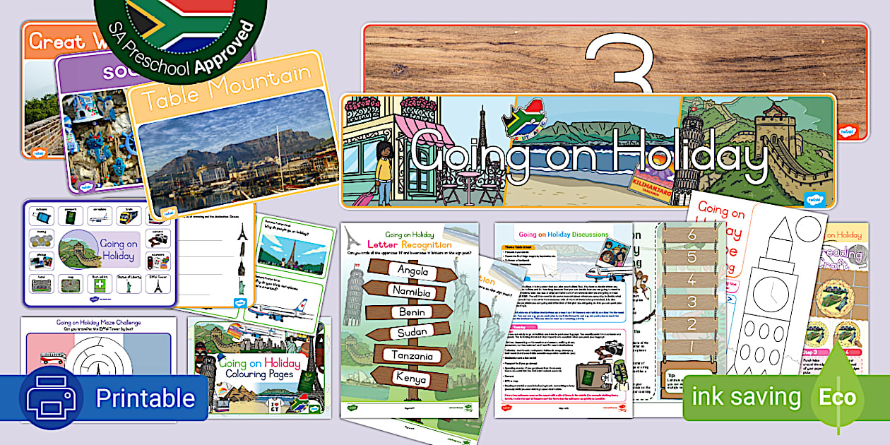 Preschool: Going on Holiday - Resource Pack