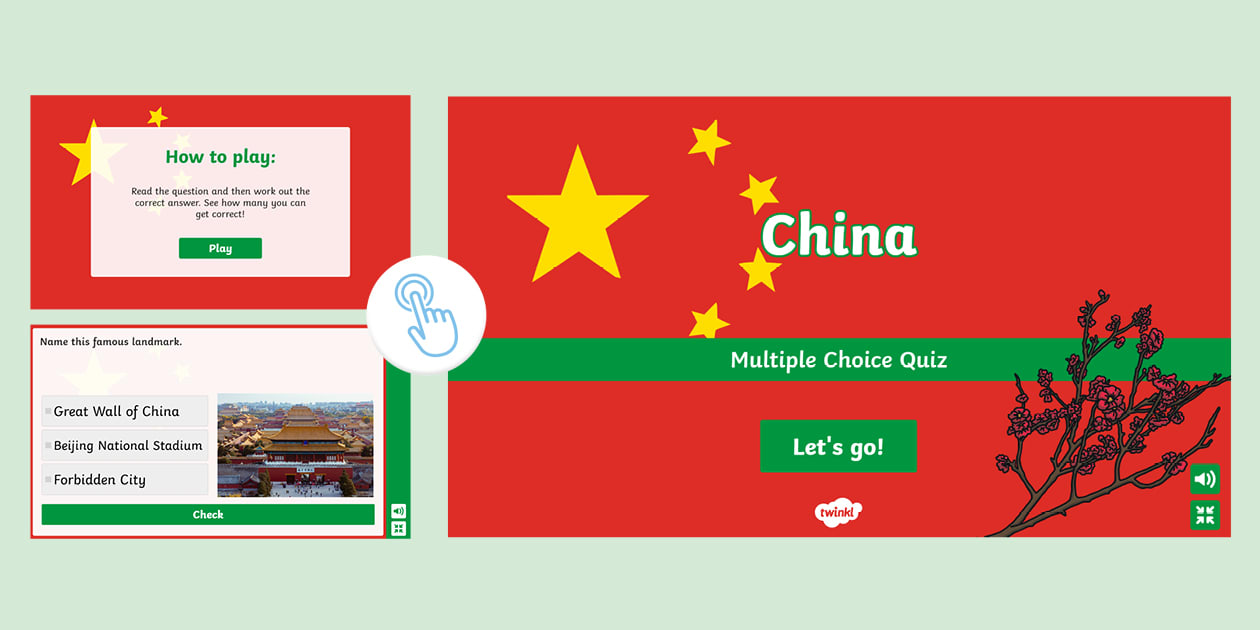 KS1 China Interactive Quiz (Lehrer gemacht) - Twinkl