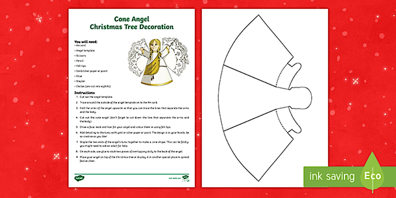 KS2 Angel Decoration | Christmas Craft Using Paper Doilies
