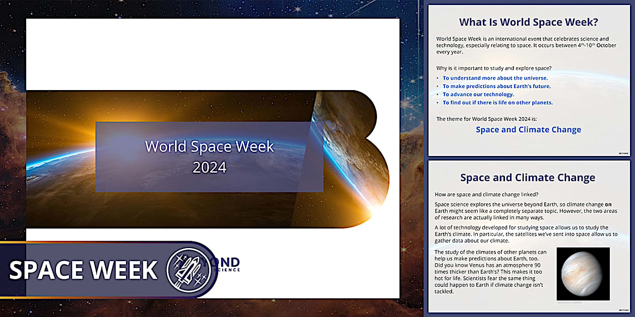 World Space Week 2024 Assembly (teacher made) - Twinkl